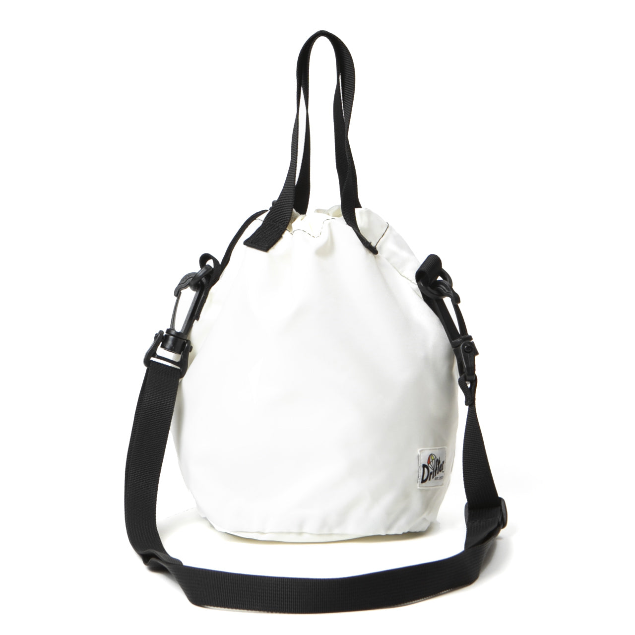 SAMPLE-DRAWSTRING POUCH WHITE / サンプル-ドローストリングポーチ ホワイト | Drifter / ドリフター